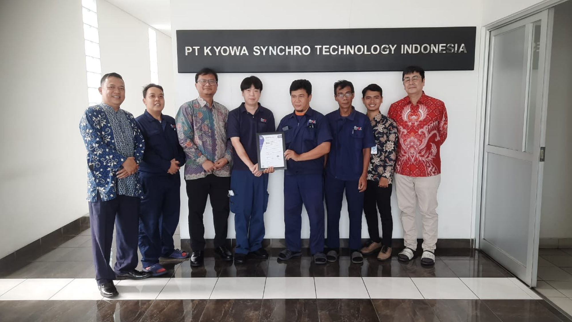 PT KYOWA Synchro Technology Indonesia Sukses Sertifikasi ISO 14001 ...