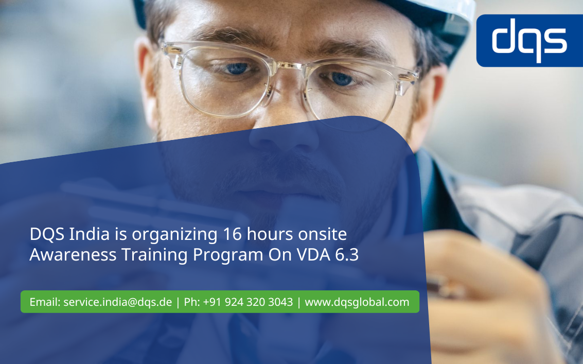 VDA 6.3 Training in India - 16-Hour Course | DQS India