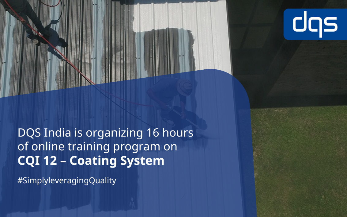 CQI 12 Coating System Training by DQS India - Enroll Now